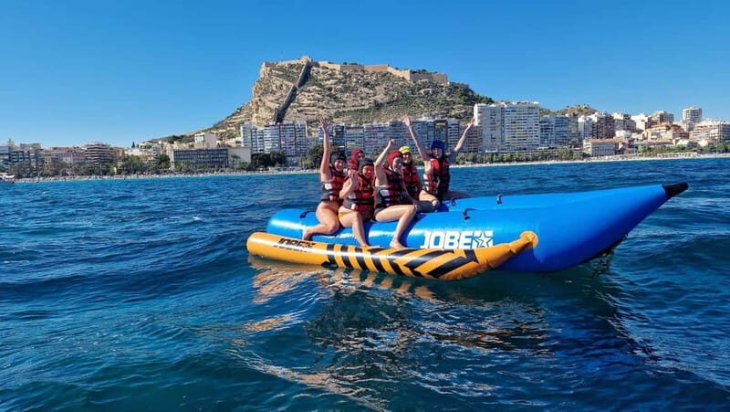 Alicante: Banana ride, Crazy Sofa y Flyfish - Key Points