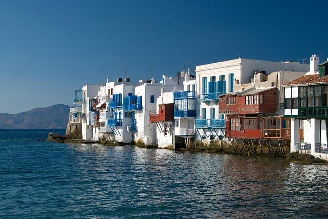 All incl. Rhenia & Sunset at Little Venice, hotel/cruise pickup - Key Points