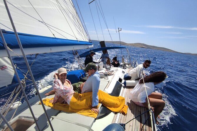 All inclusive cruise Sailing Cruise to Delos&Rhenia beaches - Sailing from Mykonos to Two Iconic Islands