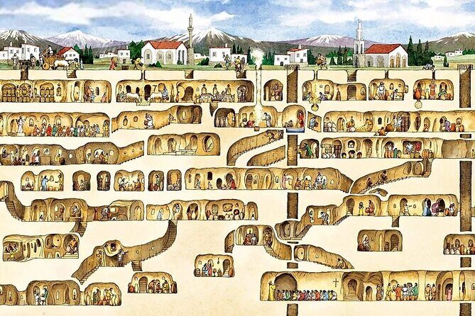 all inclusive/Istanbul to Cappadocia Green Day Tour via Plane - Exploring Underground: Kaymakli