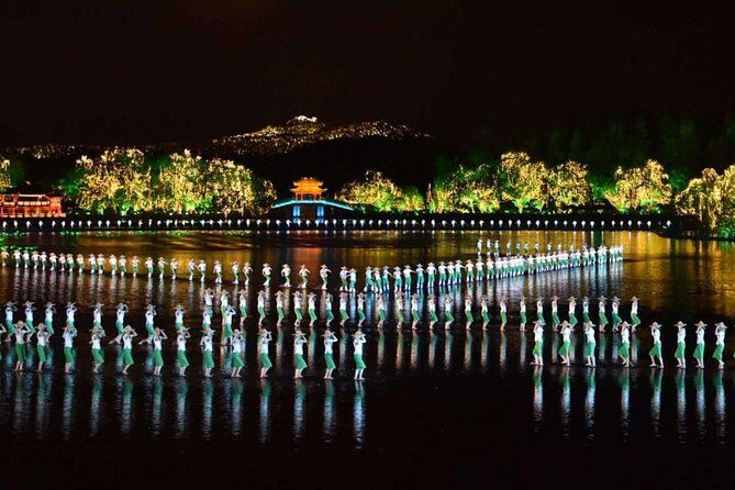 All Inclusive Night Tour with Impression West Lake Show VIP Ticket and Dinner - Pickup and Start: Setting the Tone in Hangzhou