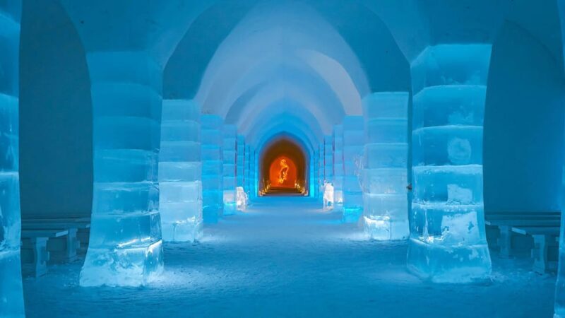 Alta: Igloo Ice Hotel and Hiking to the Frozen Waterfall. - Key Points