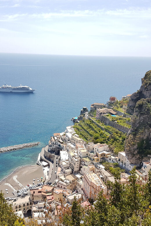 Amalfi Coast: amazing private tour from cruise ship or hotel - Lunch with a View