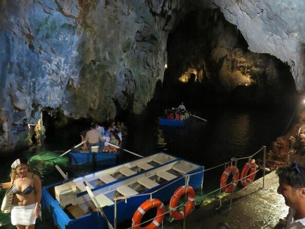 Amalfi Coast Positano & Emerald Grotto Naples Port ShoreExcursion - Key Points