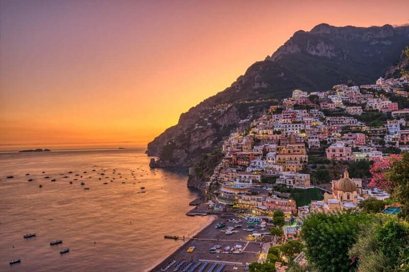 Amalfi: Sunset with Dinner Included Swim Caves Positano - What Could Be Better