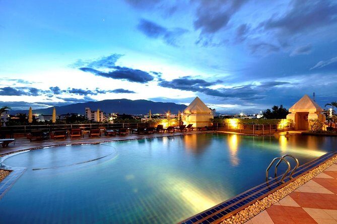 Amazing 1 Night accommodation in Old Town Chiang Mai Nearby at Duangtawan Hotel - Key Points