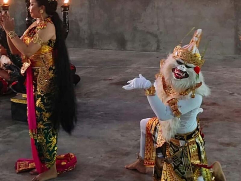 Amazing Cliffside Hanoman Fire Show at Karang Boma - The Sum Up