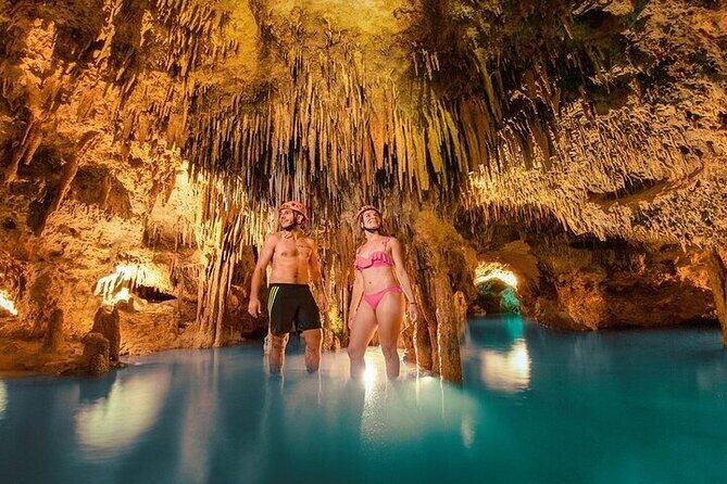 Amazing Xplor Fuego with transportation from Cancun & Playa Del Carmen - The Night Atmosphere: Torch-lit Trails and Caverns