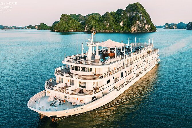 Ambassador 2D1N luxury cruise Halong Bay & Lan Ha Bay from Hanoi - Key Points