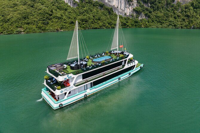 Amethyst 5 Star Cruise Luxury Halong 1 Day Trip From Harbor - Key Points