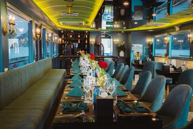 AMETHYST DAY CRUISE The Most Luxury Day Tour Explore Halong Bay - Activities on Board: Balance of Relaxation and Adventure