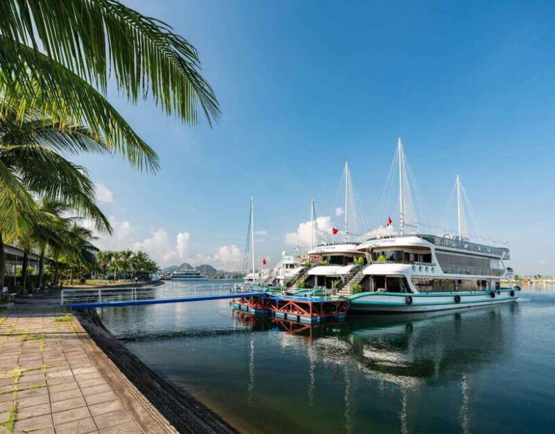 Amethyst Luxury Day Cruise Explore Halong Bay, Island, Caves - Return to Tuan Chau Harbor