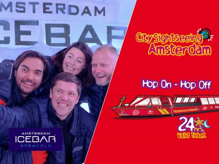 Amsterdam: 24-Hour Hop-On Hop-Off Boat and XtraCold Icebar - A Closer Look at the Itinerary and Experience