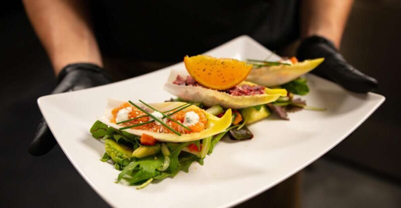 Amsterdam: 3 Course Dinner in the Dark - The Food and menu