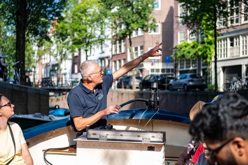 Amsterdam: 75 minute Open Boat Canal Cruise with Live Guide - Key Points
