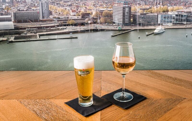 Amsterdam: A'DAM Lookout Entry Ticket with 2 Drinks - A View Worth the Climb