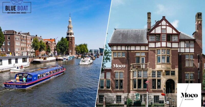 Amsterdam: Canal Cruise and Moco Museum Combined Ticket - FAQ