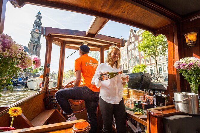 Amsterdam Canal Cruise in Classic Salon Boat With Drinks and Cheese - An Authentic Canal Experience with Historic Charm