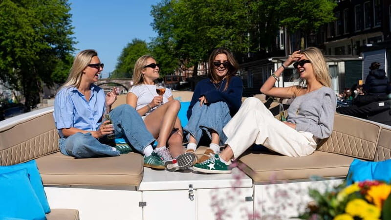 Amsterdam: Canal Cruise in Open Boat with Drink Option - The Sum Up