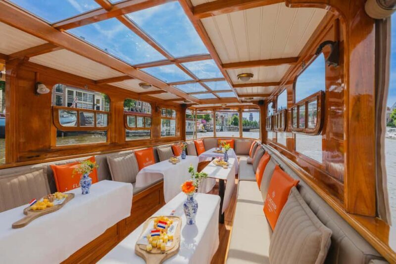 Amsterdam: Classic Boat Cruise with Optional Cheese & Wine - Key Points