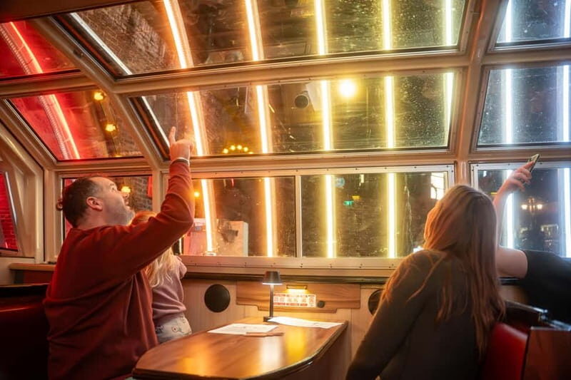 Amsterdam: Cozy Light Festival Cruise with Hot Chocolate - The Light Festival and Art Installations