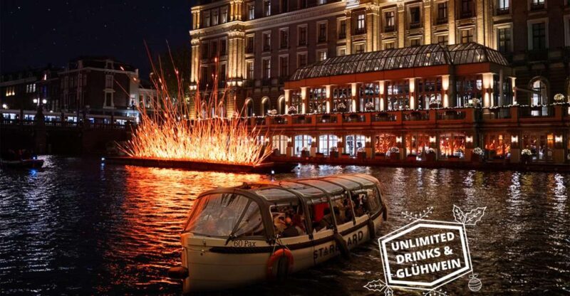 Amsterdam: Light Festival Boat with Unlimited Drinks & Snack - The Itinerary and Experience Breakdown