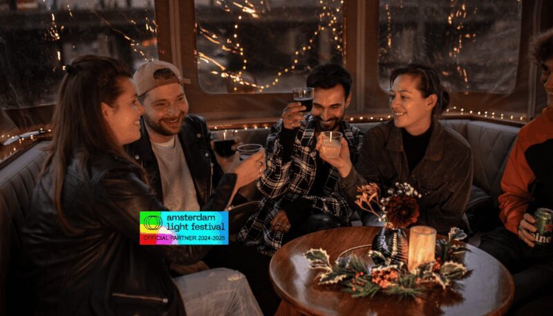 Amsterdam: Light Festival Cruise With Drinks & Snacks - Key Points