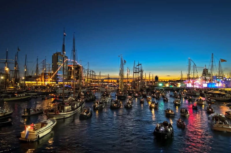 Amsterdam: Official SAIL Experience on Open Boat incl. Drink - Key Points