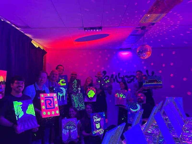 Amsterdam: Paint and Sip in the Dark at Rembrandt van Wine - The Sum Up