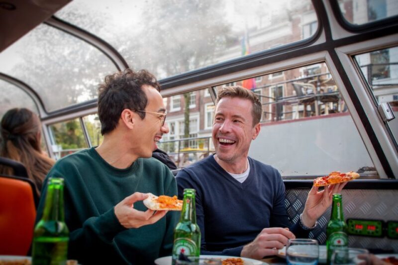Amsterdam: Pizza Cruise with New York Pizza & Drinks - FAQ