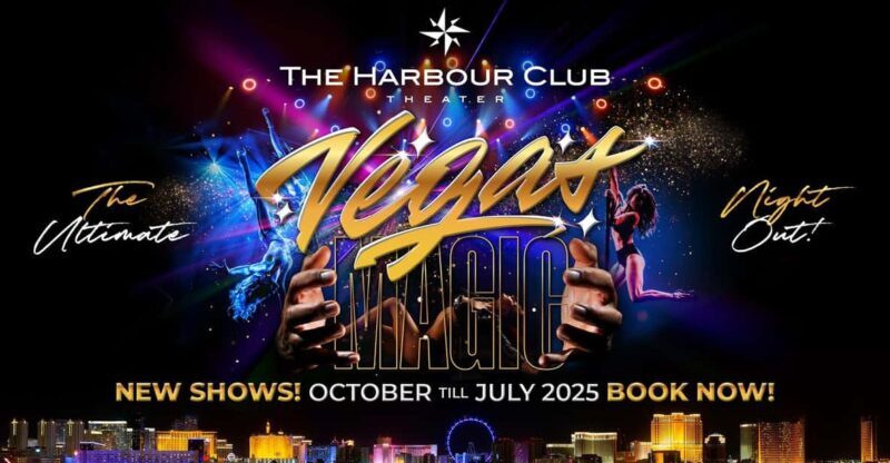 Amsterdam: VEGAS Dinner Show with 3-Course Sharing Menu - The Show: Illusions, Music, and Dance