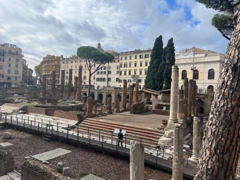 Ancient Rome: Archeological area Largo Argentina - What the Tour Includes: Multimedia and Self-Guided Discovery