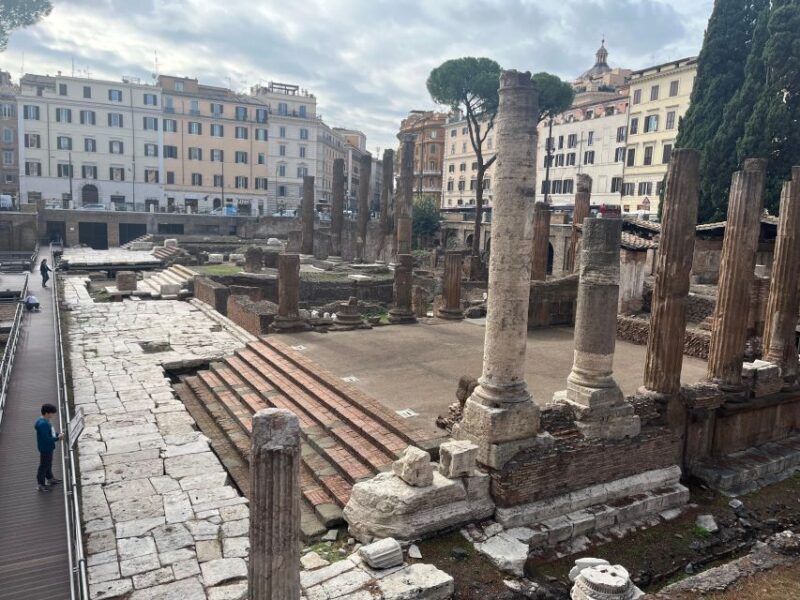 Ancient Rome: Archeological area Largo Argentina - The Value of Self-Guided Archaeology