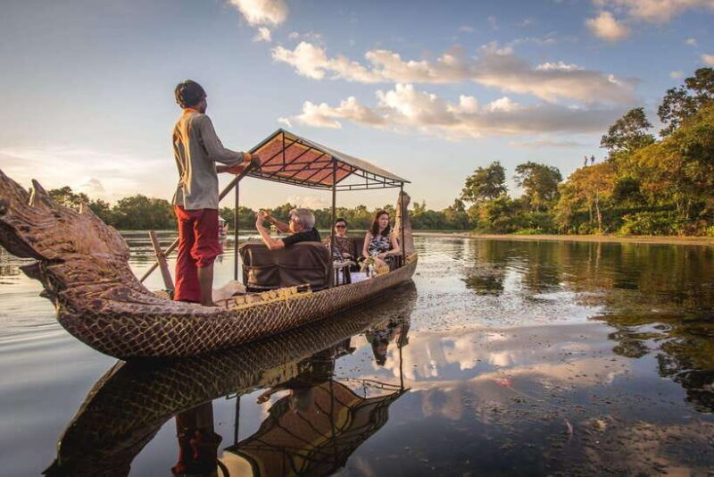 Angkor Bike tour & Gondola Sunset Boat w/ Drinks & Snack - Authenticity and Value
