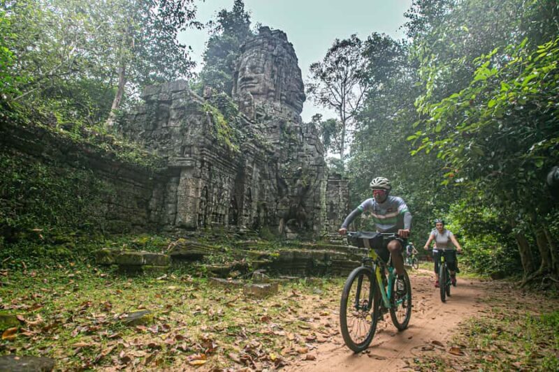 Angkor Sunrise Bike Tour / E-Bike or Tuk Tuk - Cycling through Angkor’s Hidden Trails
