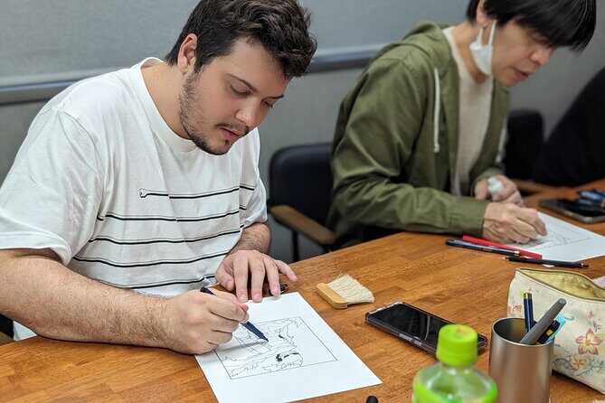 Anime Manga Spot Tour and Manga Drawing Class in Shibuya