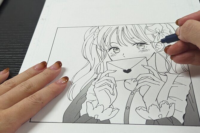 Anime Manga Spot Tour and Manga Drawing Class in Shibuya