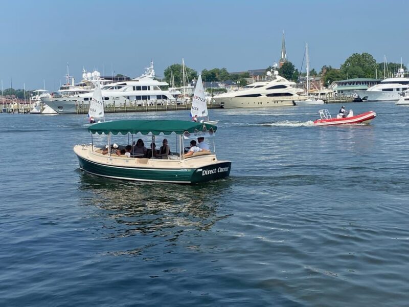 Annapolis: Electric Boat Rental - Duffy Sun Cruiser - 10ppl - The Experience in Action