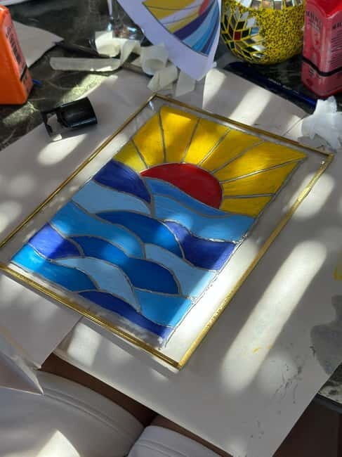 Antalya: Frame Glass Painting Workshop with Turkish Tea - Key Points