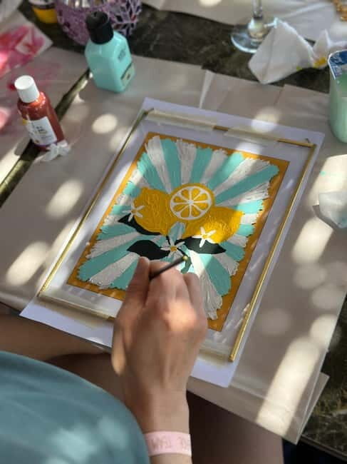 Antalya: Frame Glass Painting Workshop with Turkish Tea - A Closer Look at the Glass Painting Workshop in Antalya