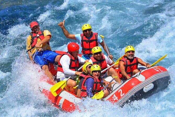 Antalya Full-Day Combo Tour Jeep Rafting and Zipline - Key Points