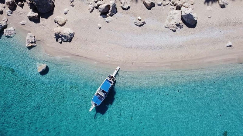 Antalya/Kemer: Porto Genoese Boat Trip and Mud Bath w/ Lunch - The First Stop: Akseki Bay