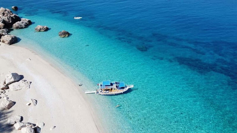 Antalya/Kemer: Porto Genoese Boat Trip and Mud Bath w/ Lunch - Porto Genoese Bay: The Showstopper