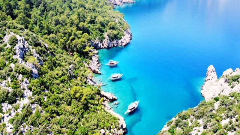 Antalya/Kemer: Porto Genoese Boat Trip & Mud Bath with Lunch - Return Journey: Relaxed Sailing and Final Swim