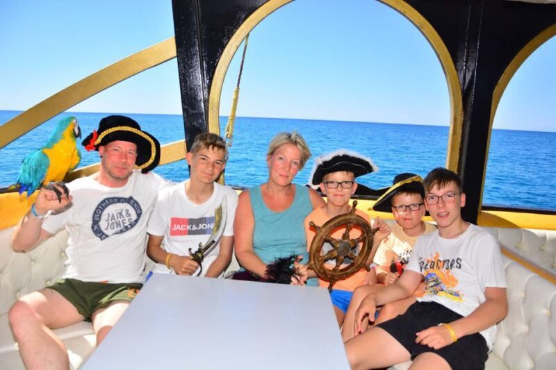 Antalya: Lara Pirate Boat Trip with Lunch and Pickup - Key Points