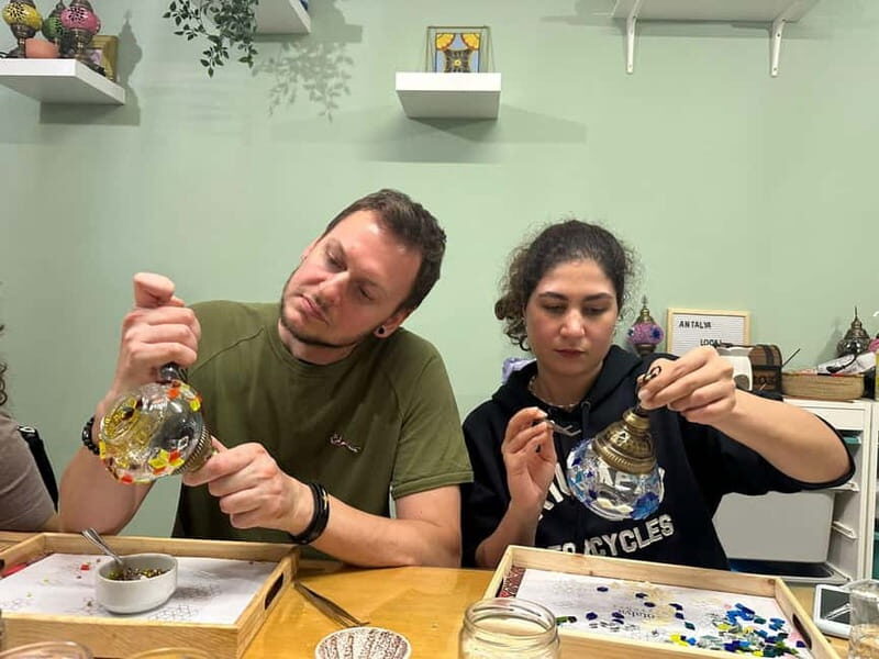 Antalya Old Town: Traditional Mosaic Lamp or Candle Workshop - The Cost and What You Get