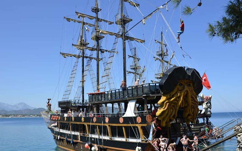 Antalya Pirate Boat Trip with Lunch, Swimming & Foam Party - Key Points