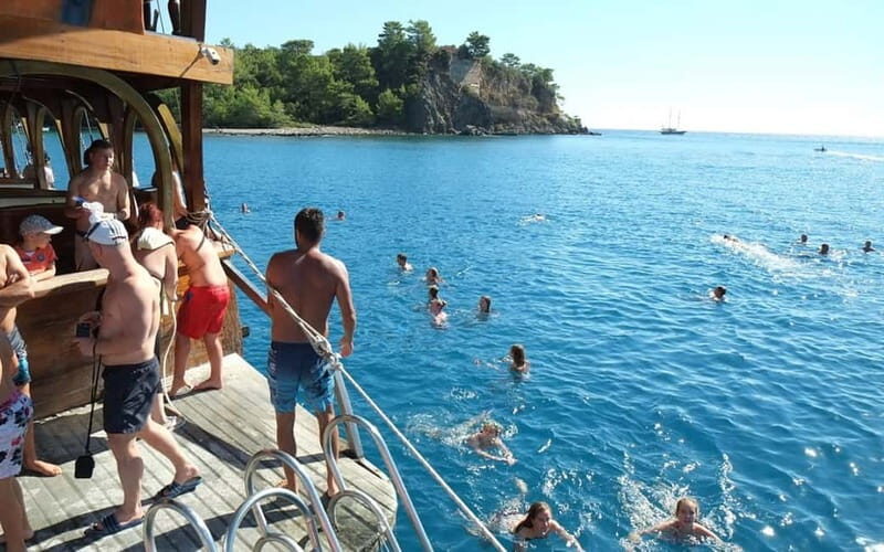 Antalya: Pirates Boat Tour W/ Swim Stops Lunch & Waterfall - Key Points