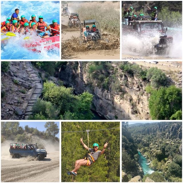 Antalya: Rafting Jeep Buggy&Quad Safari zipline canyon visit - A Closer Look at the Adventure