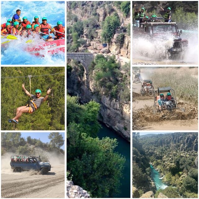 Antalya: Rafting Jeep Buggy&Quad Safari zipline canyon visit - FAQ